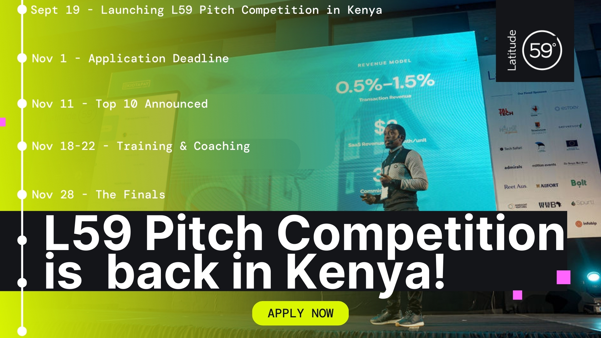 The boldest African startups are invited to participate in the L59 ...