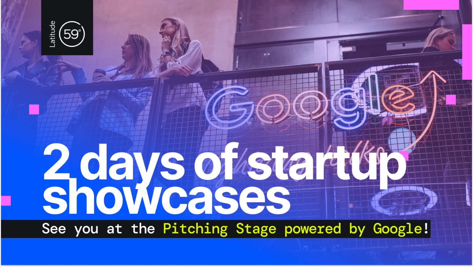 2 days of startup showcases at Latitude59 2024 - Pitching Stage powered ...